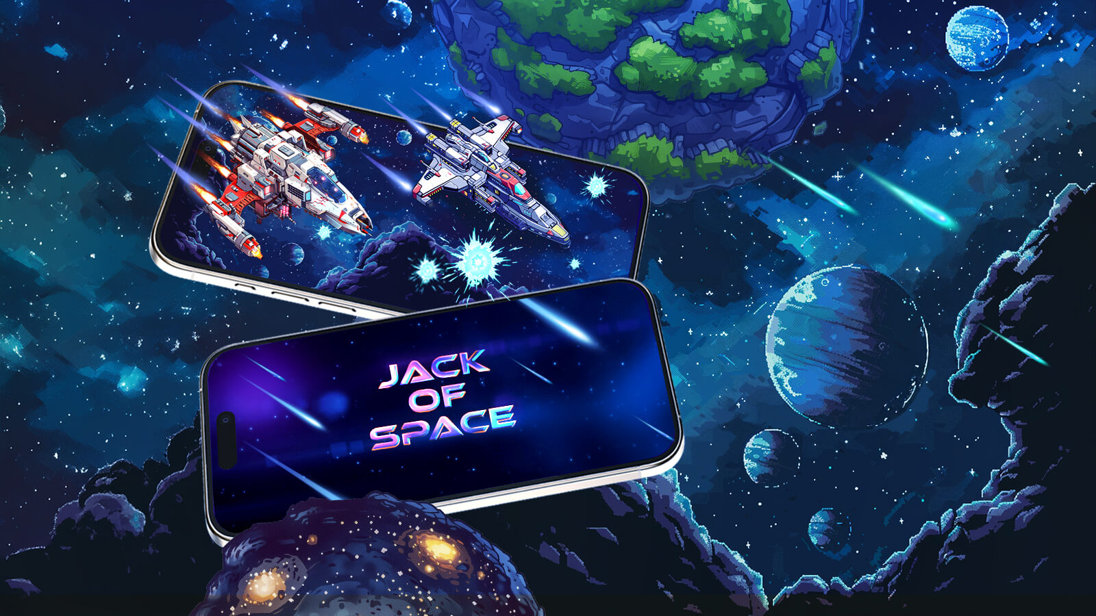 Jack of Space - Epic 2D Multiplayer Space Shooter Game